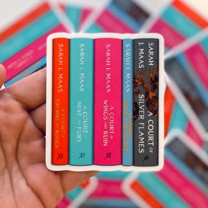ACOTAR Book Stack Sticker - Etsy