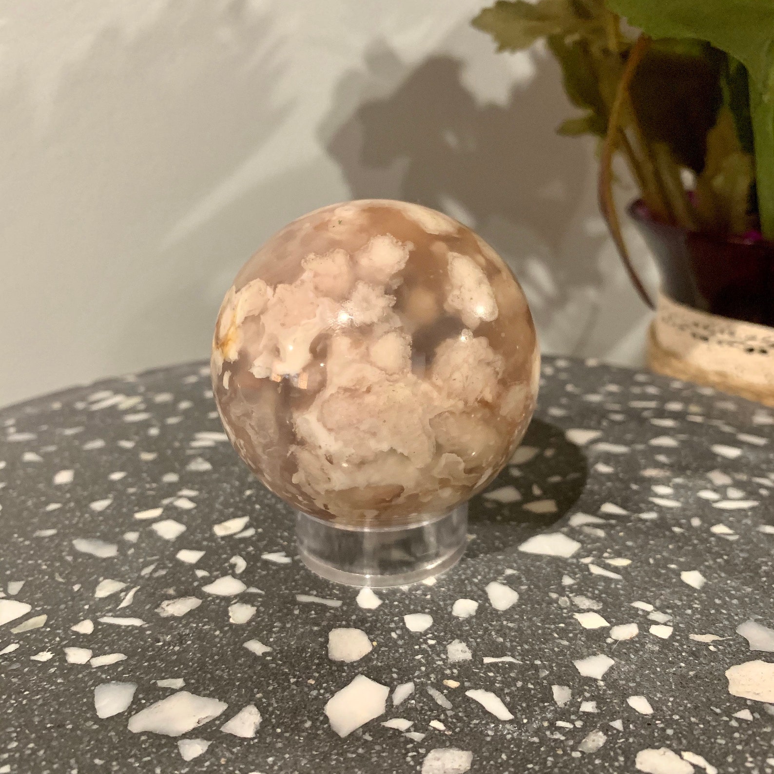 Flower Agate Sphere | Etsy