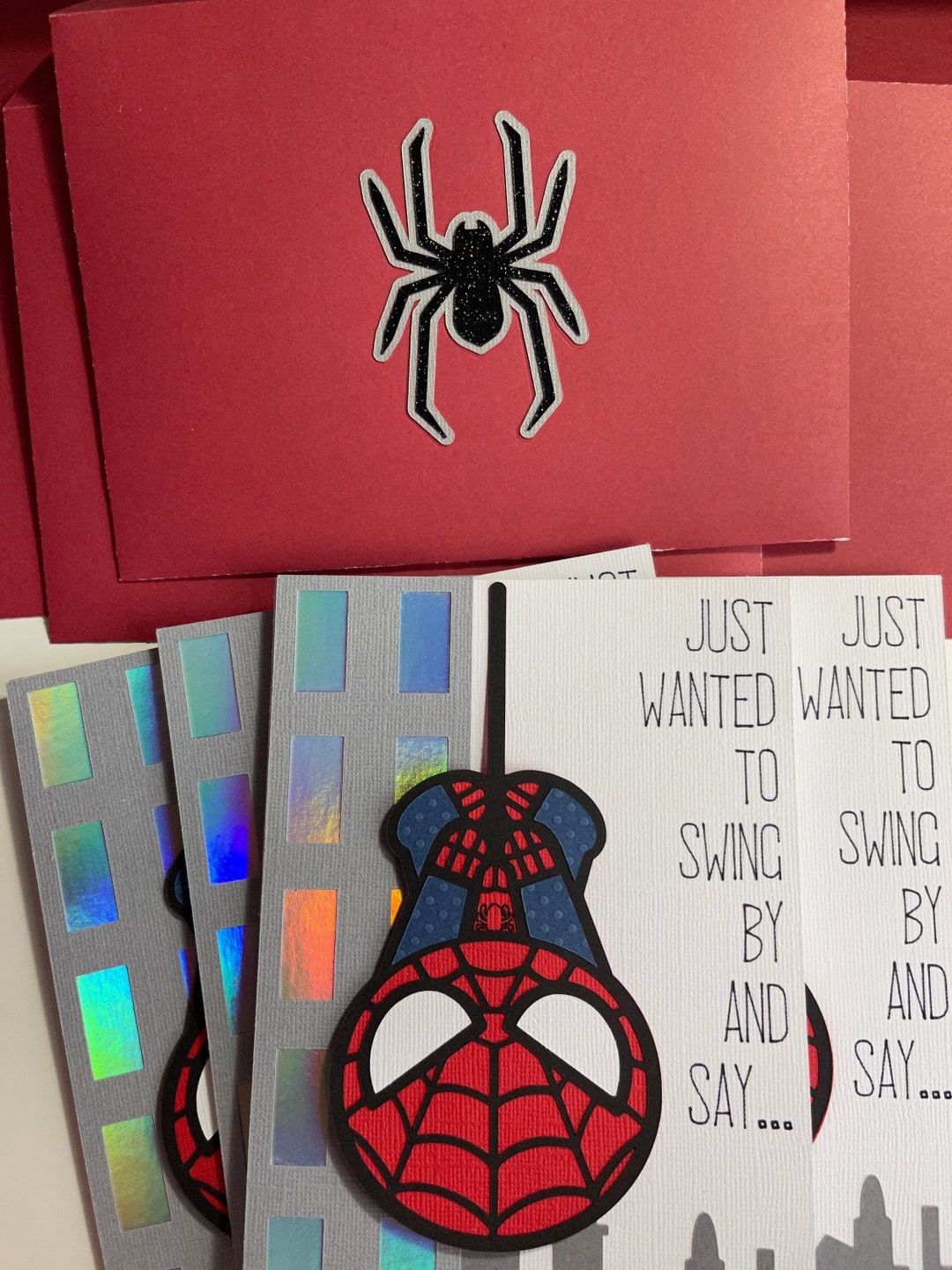 Spiderman Birthday Card | Spiderman Party - Etsy