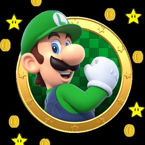 Digital Mario - Etsy