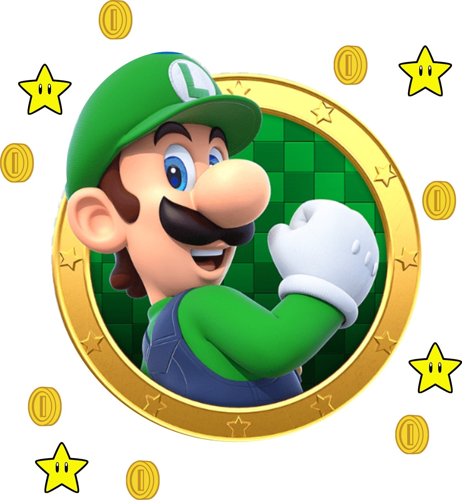 Digital Mario - Etsy