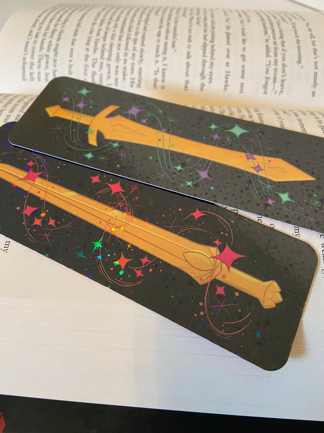 Sparkle Sword Bookmark - Etsy