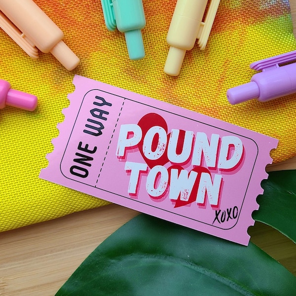 Ticket to Pound Town - Etsy