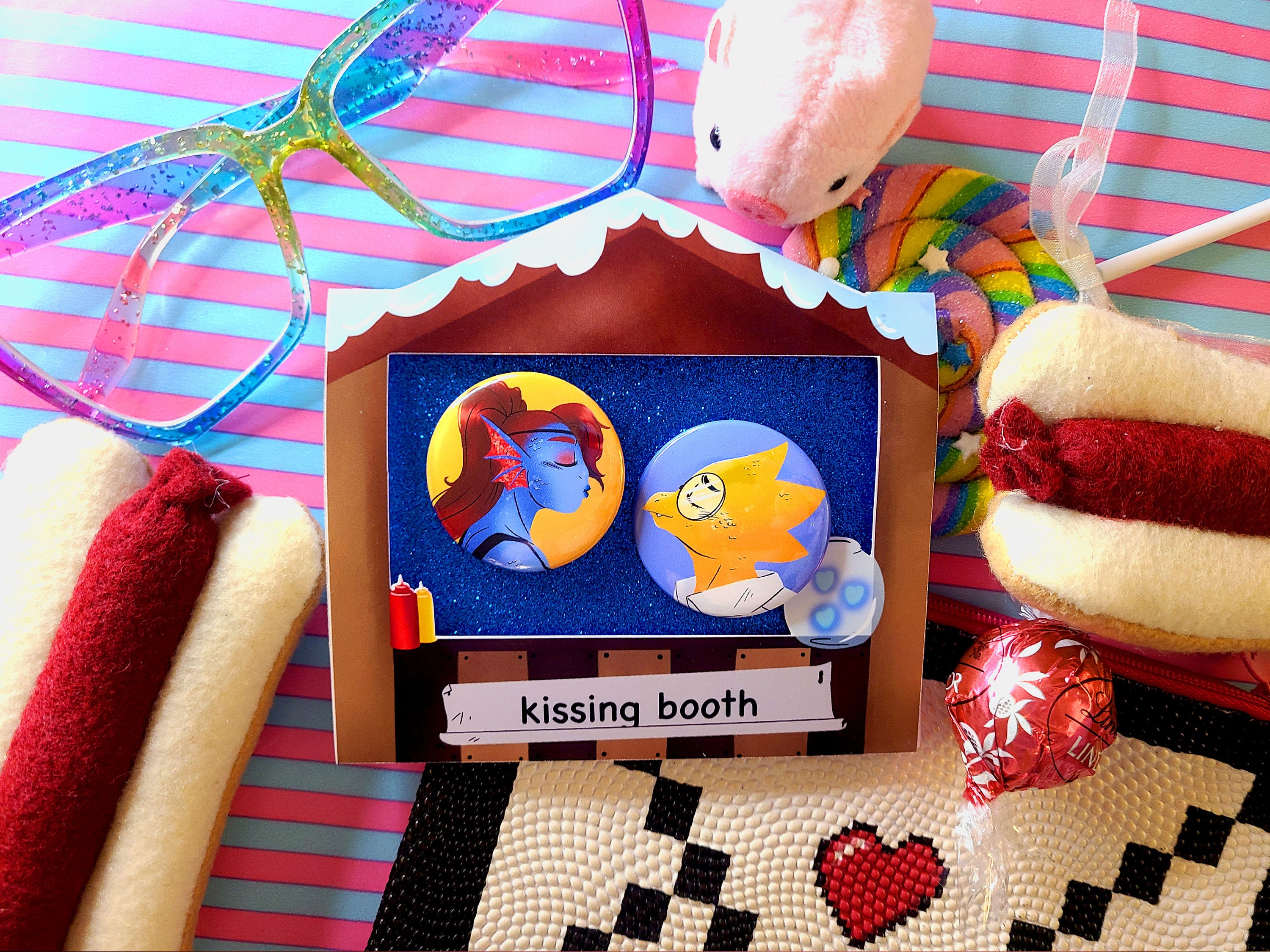 Mix & Match Undertale Kissing Booth Buttons - Etsy