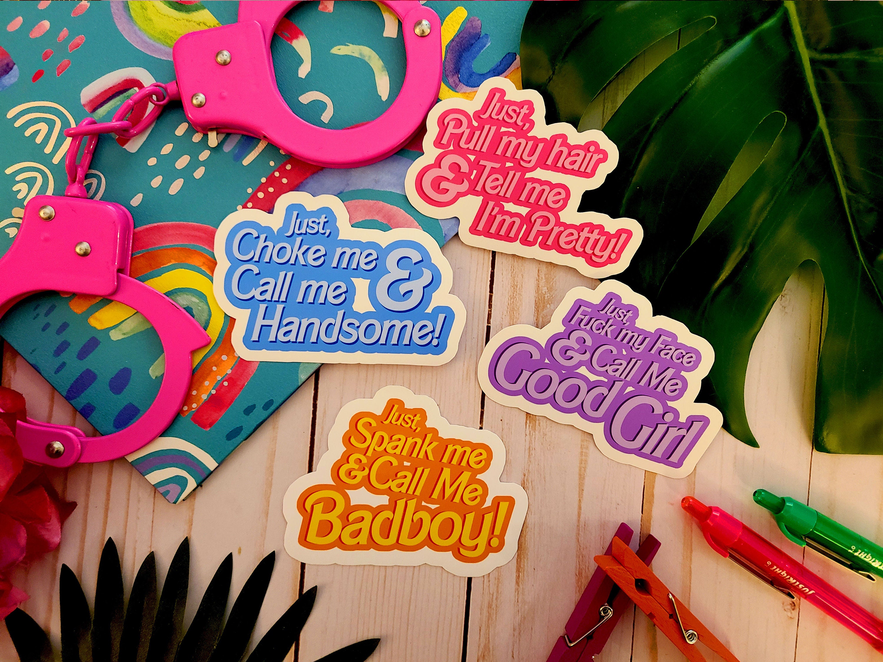 Fck My Face and Call Me Good Girl Vinyl Sticker Rude - Etsy