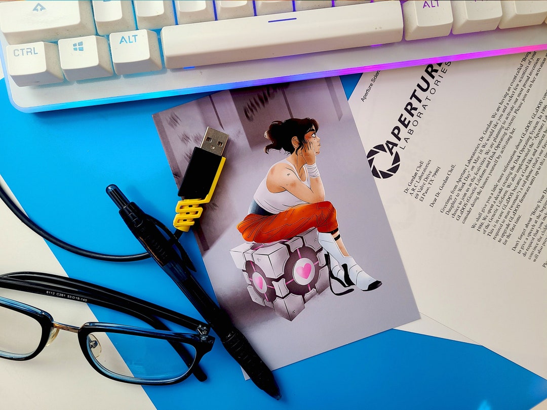 Chell | Portal 4x6 Art Print - Etsy