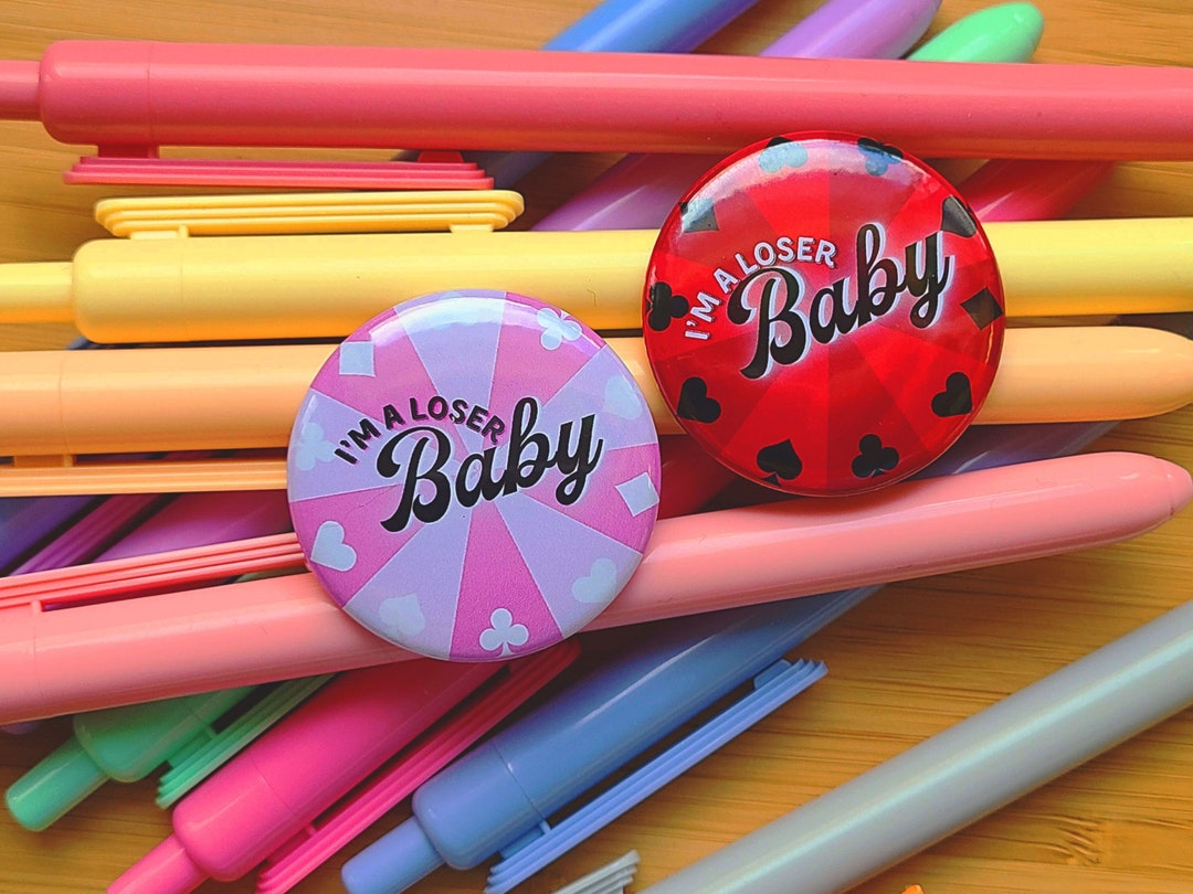 I'm a Loser Baby | Angel Dust & Husk Button Pins and Magnets | Gambling ...