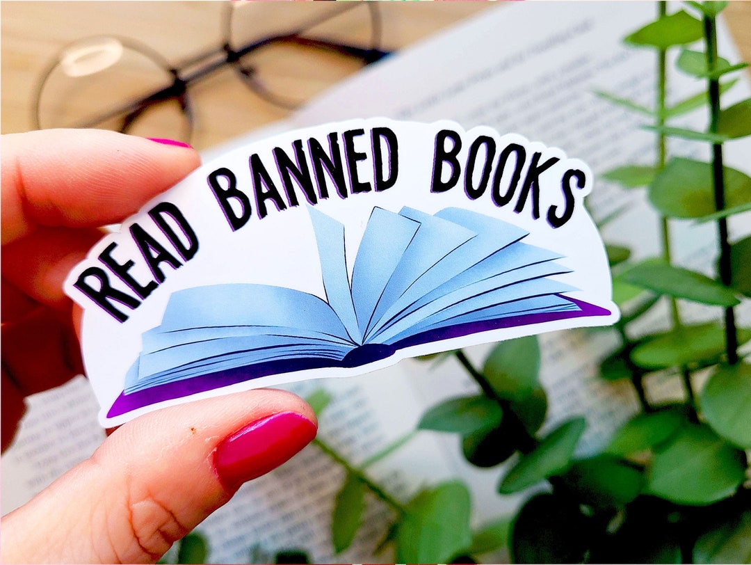 Read Banned Books! | Vinyl Stickers for E-readers - Etsy
