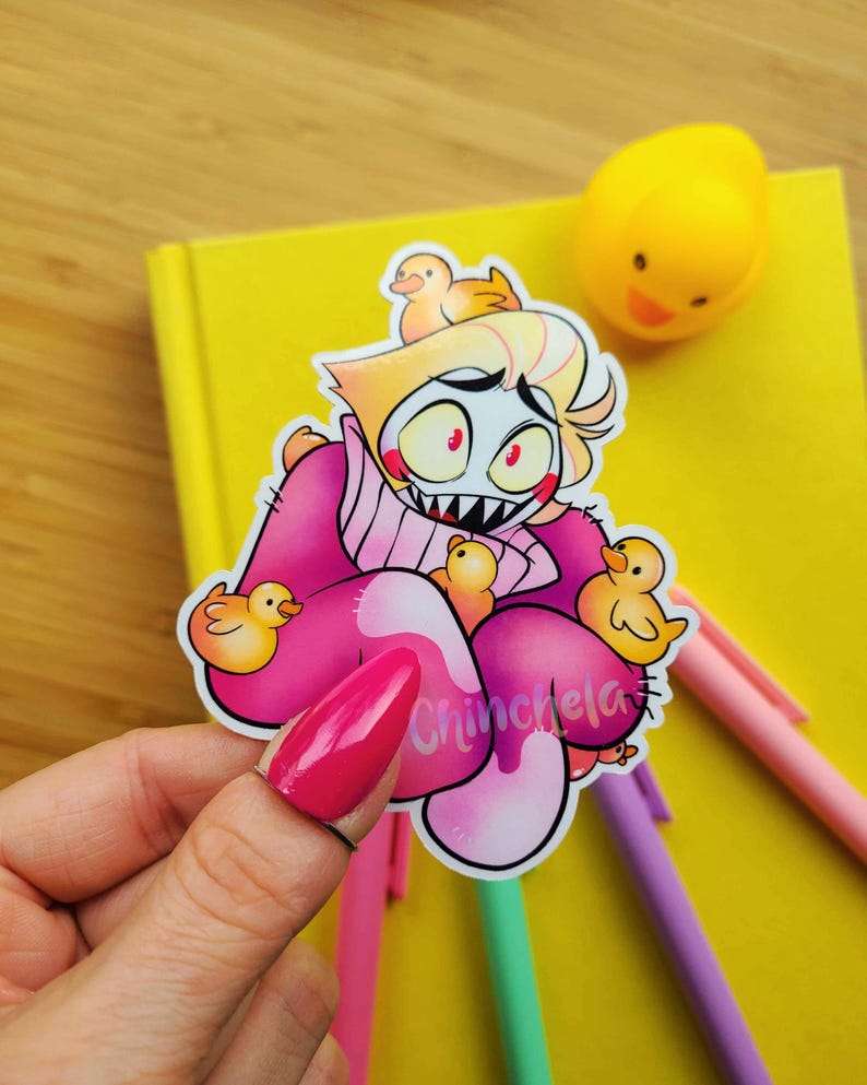 Ducky Sweater | Hazbin Hotel Lucifer Morningstar Sticker - Etsy