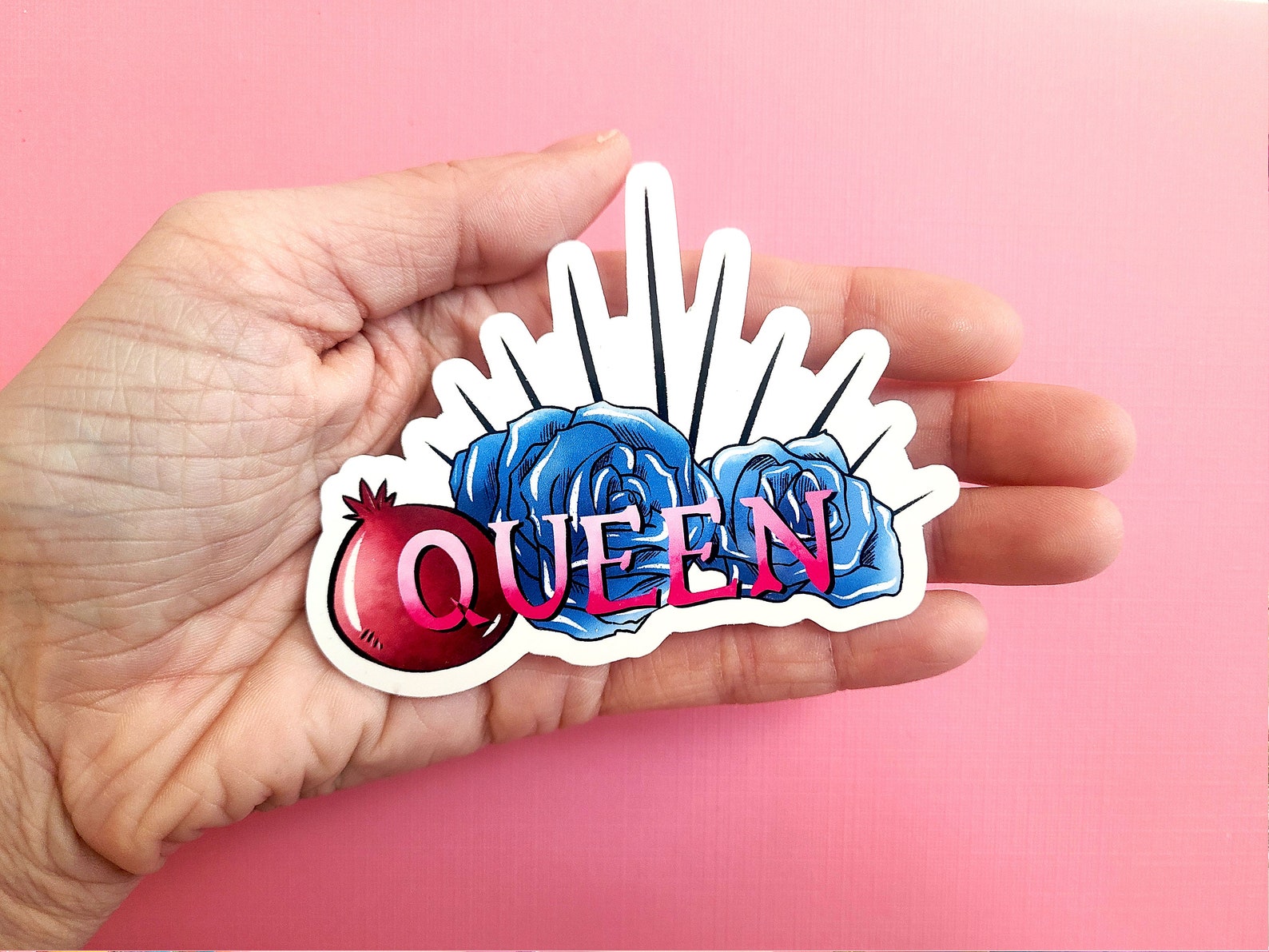 Dread Queen King Sticker Set Persephone Greek Mythology | Etsy