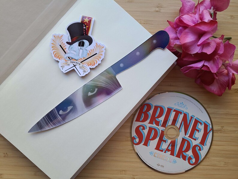 Britney Spears Memoir Knife Dance Bookmark - Etsy
