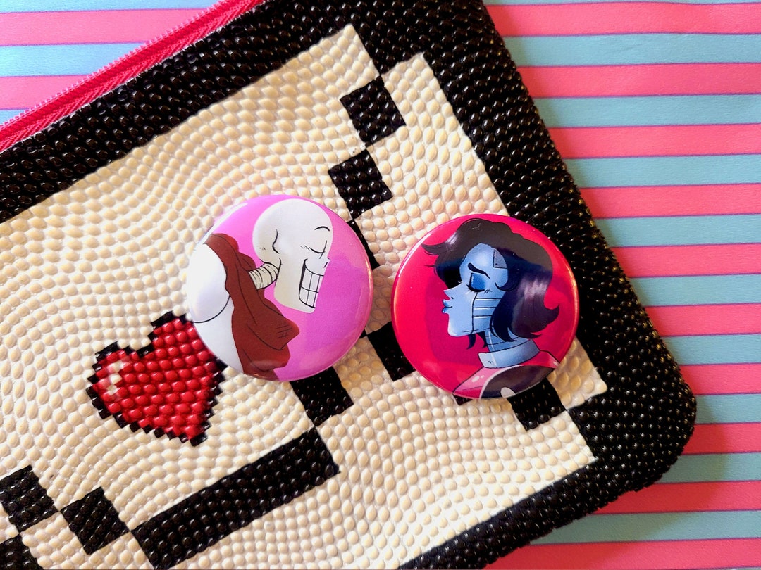 Mix & Match Undertale Kissing Booth Buttons - Etsy