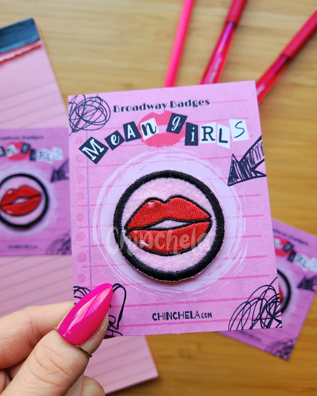 Mean Girl Broadway Collectors Badge | Embroidered Patches - Etsy