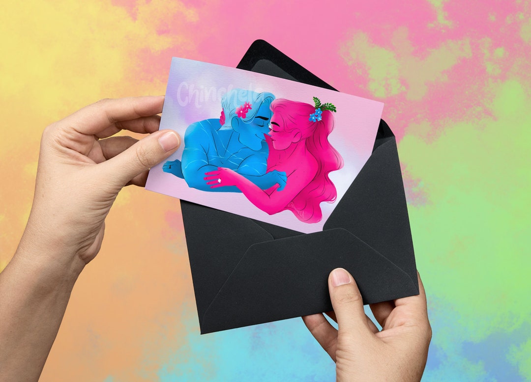 Nose Nuzzles Persephone and Hades Greek Mythology Art Print - Etsy