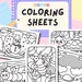 Color Me Worksheet Colors Worksheet Kids Activity - Etsy