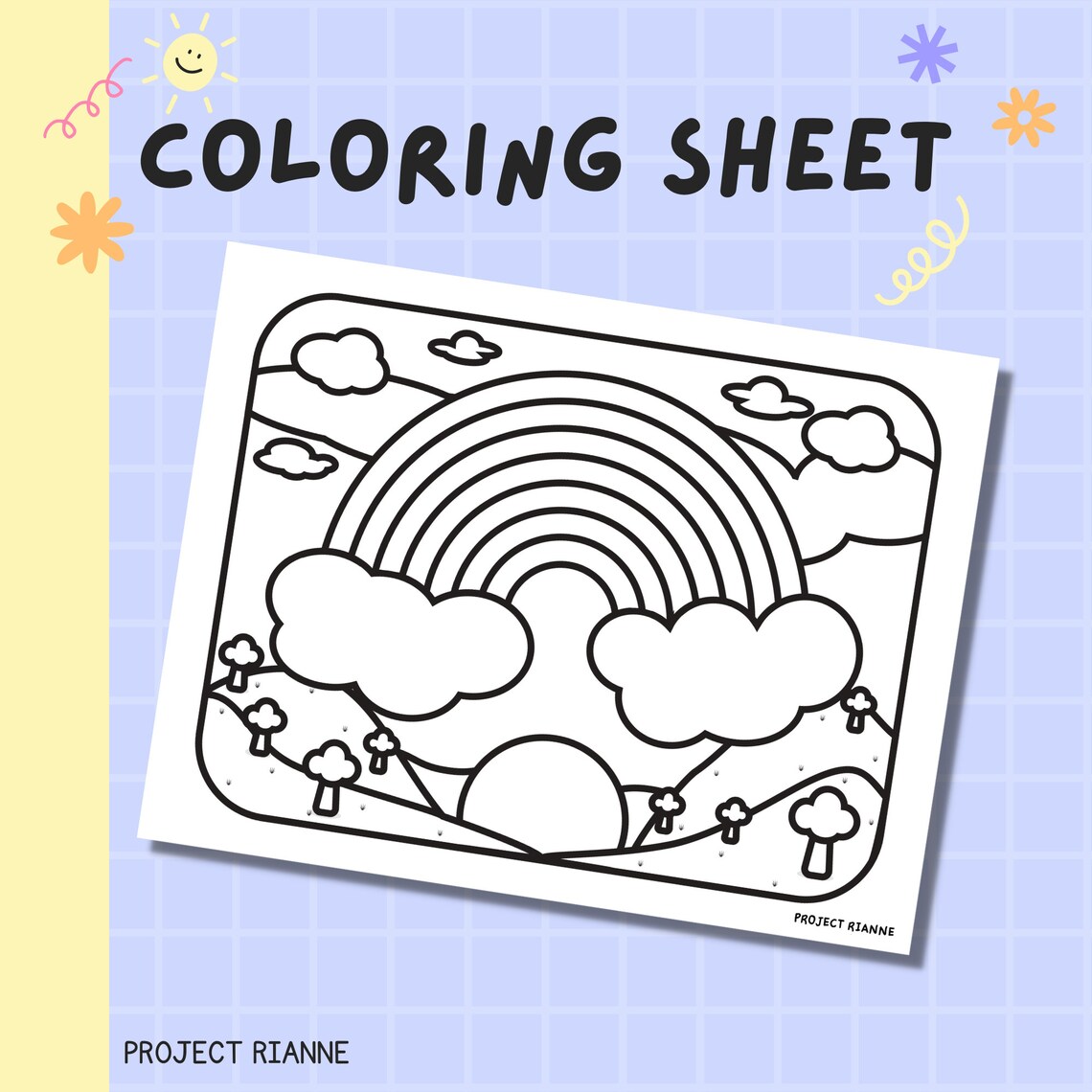 Color Me Worksheet Colors Worksheet Kids Activity - Etsy
