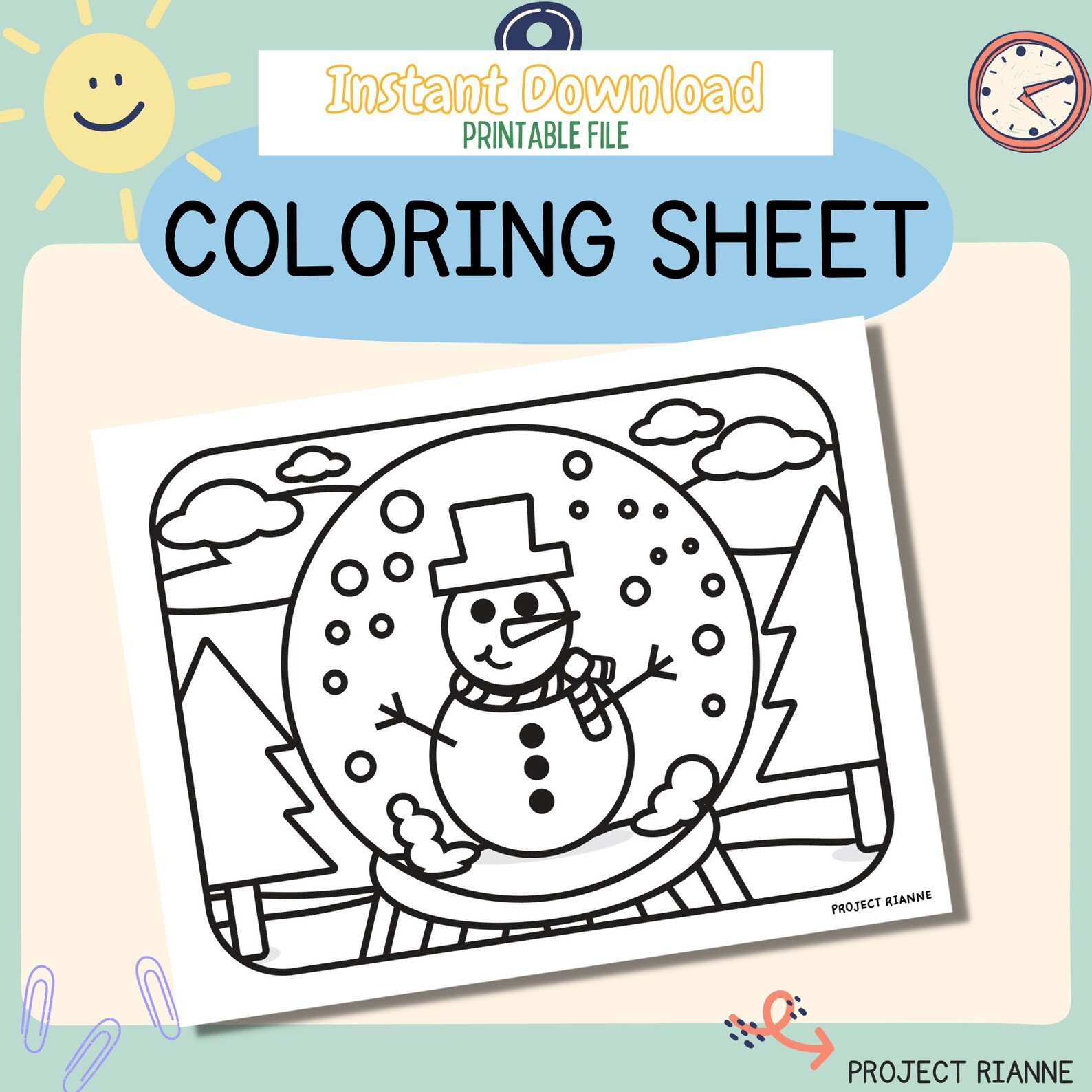 Color Me Worksheet Colors Worksheet Kids Activity - Etsy