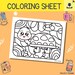 Color Me Worksheet Colors Worksheet Kids Activity - Etsy