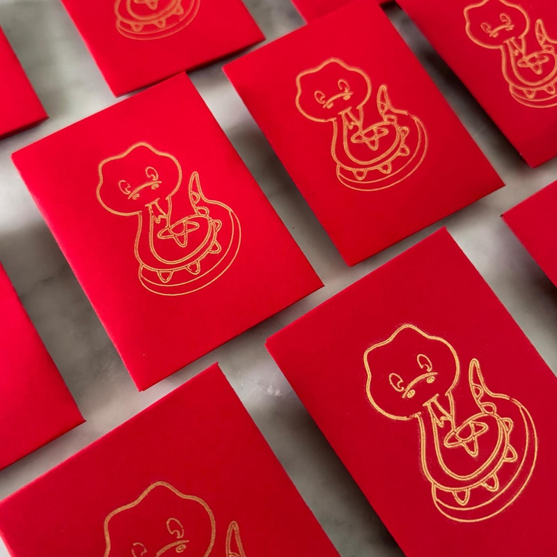 Year of the Snake Red Envelope - Etsy