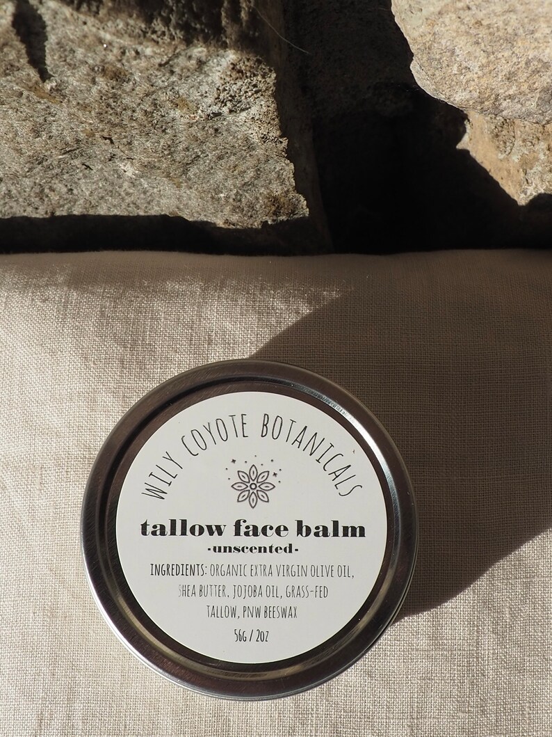 Tallow Face Balm Unscented - Etsy