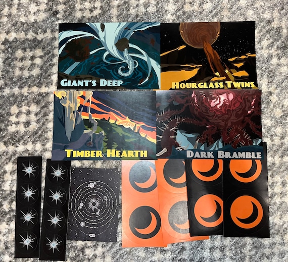 Outer Wilds Adventure Postcard and Sticker Packs | Etsy