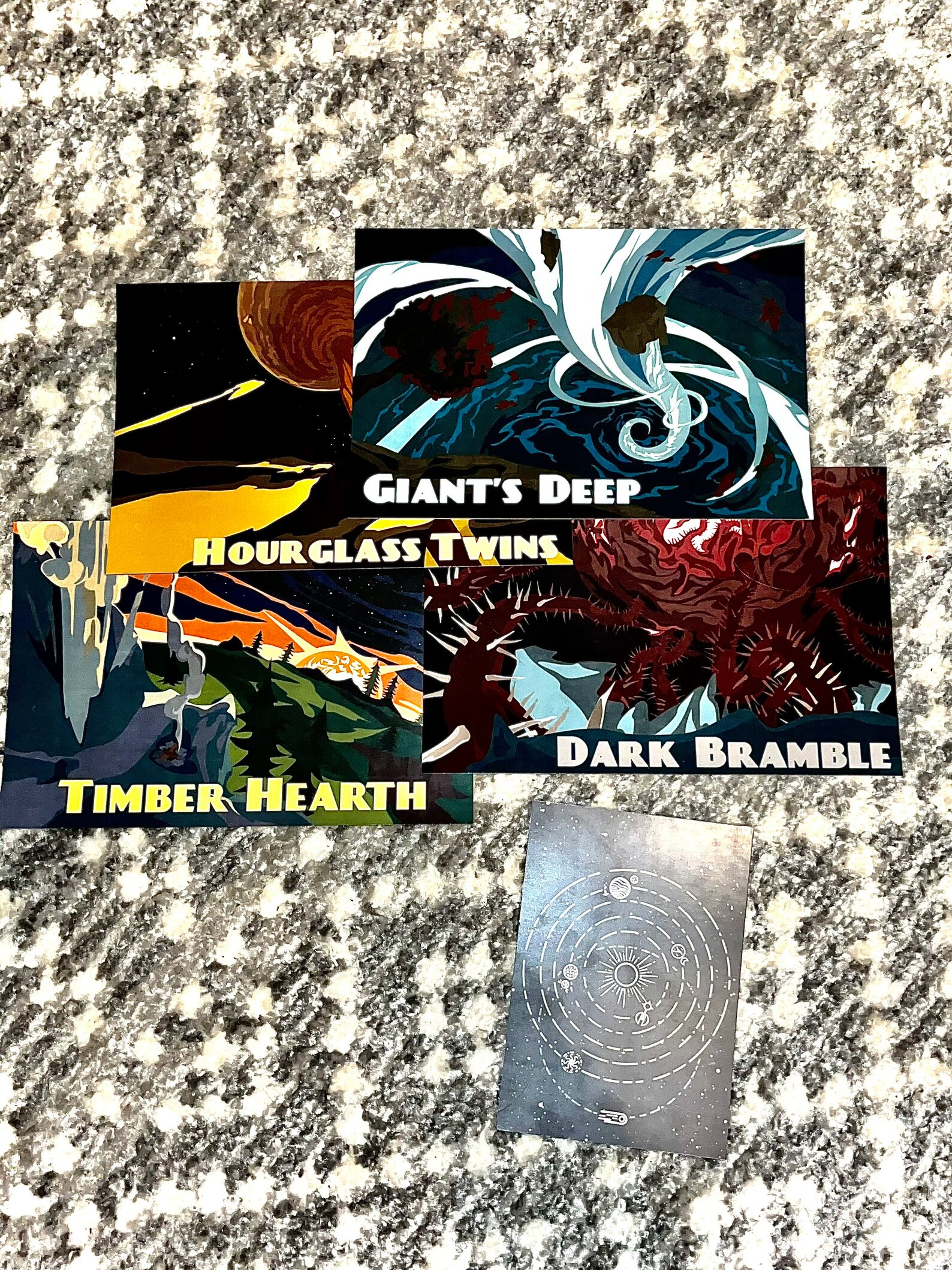 Outer Wilds Adventure Postcard and Sticker Packs - Etsy