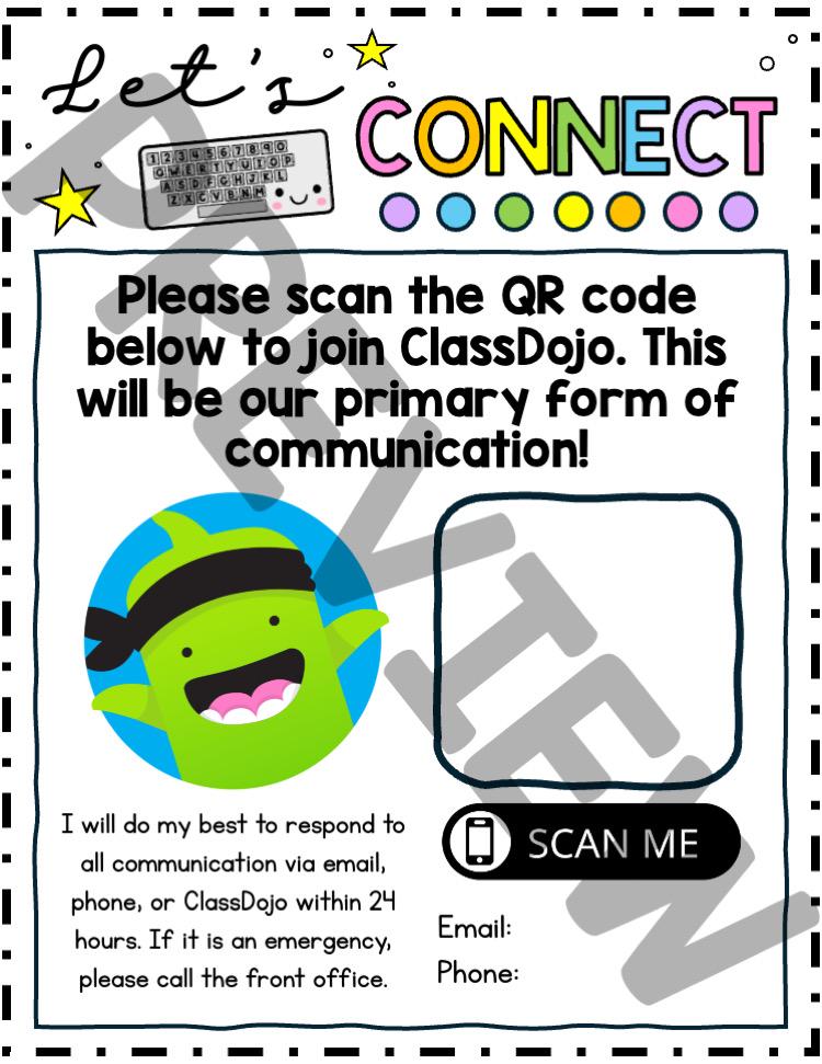 Back to School Night Editable Template - Etsy