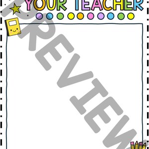 Back to School Night Editable Template - Etsy