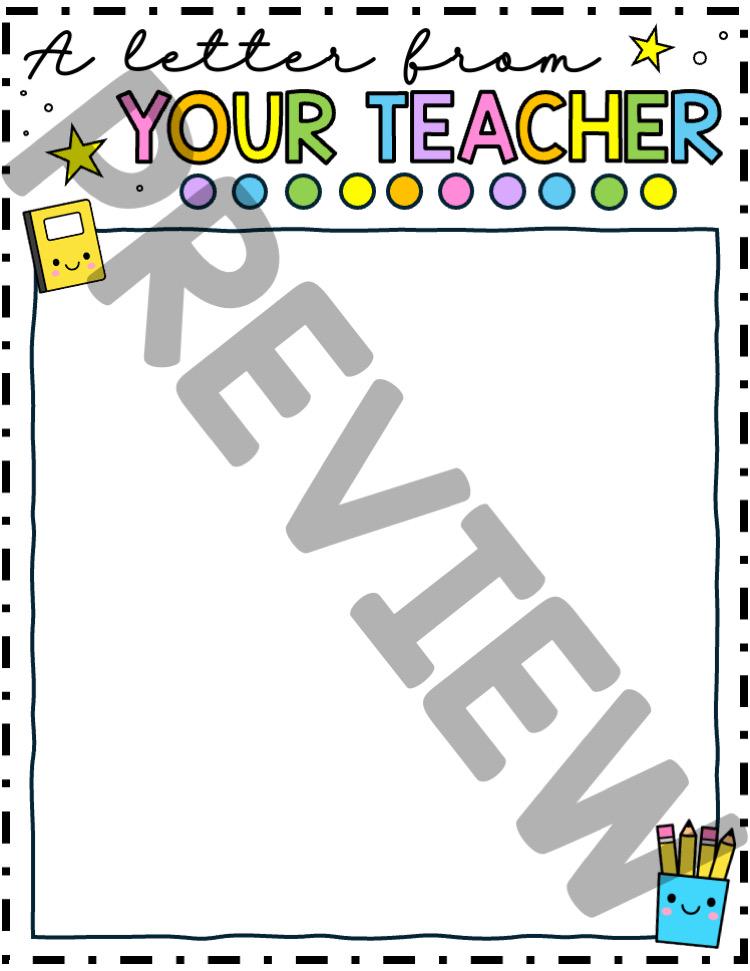 Back to School Night Editable Template - Etsy