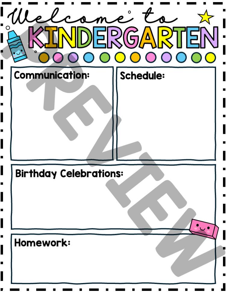 Back to School Night Editable Template - Etsy