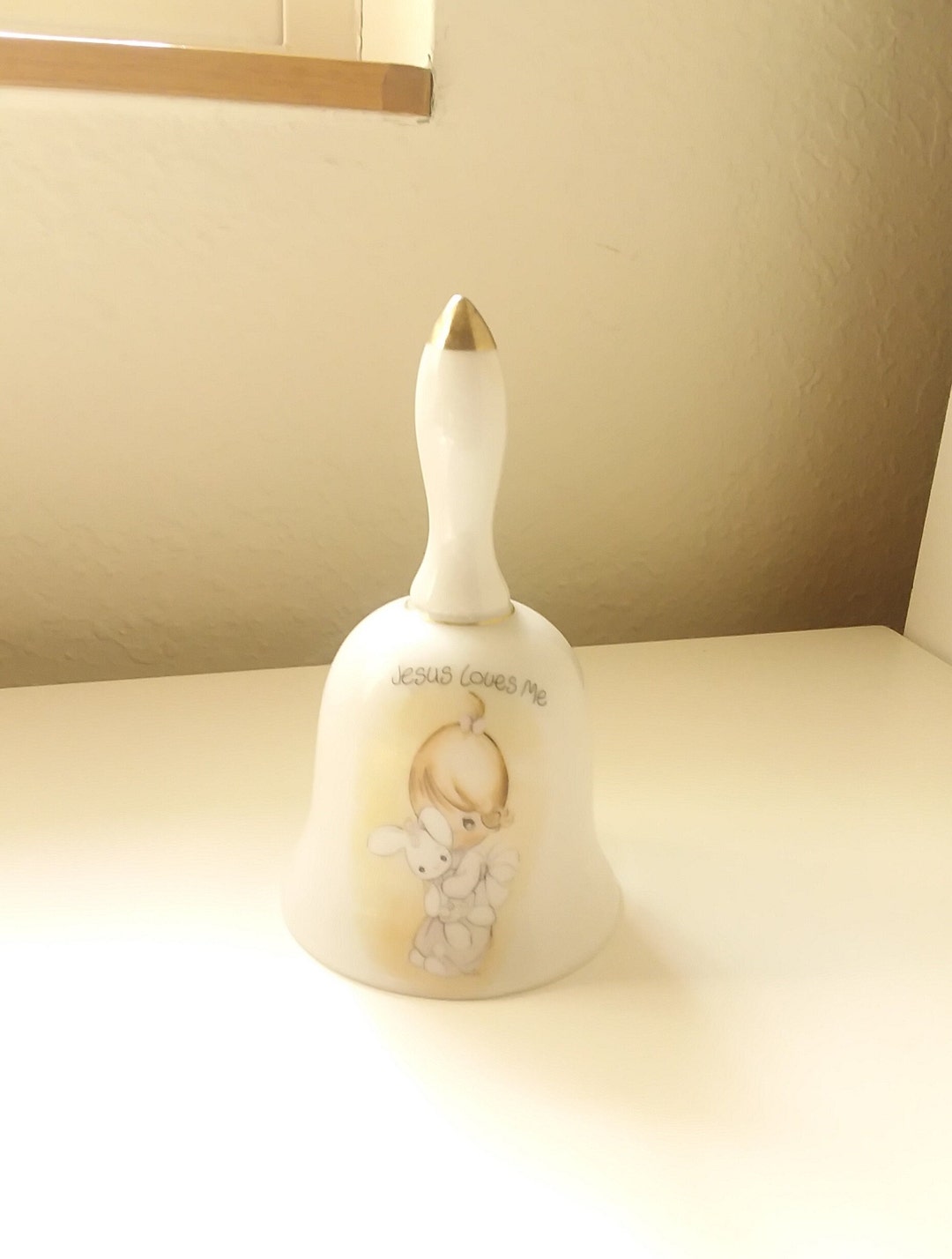 1978 Vintage Precious Moments "jesus Loves Me" Bell ~ Jonathan & David ...