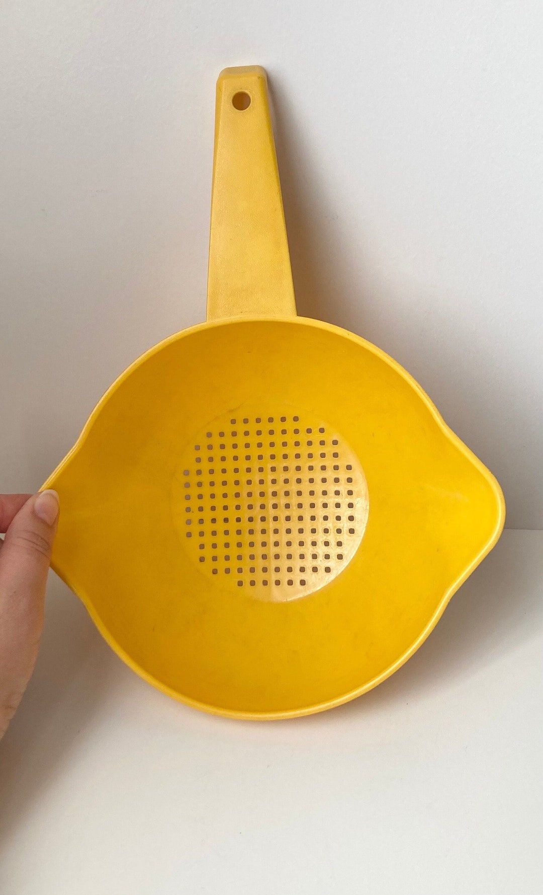 Vintage Tupperware Yellow Colander/strainer #1200-1 / 1 Quart ...