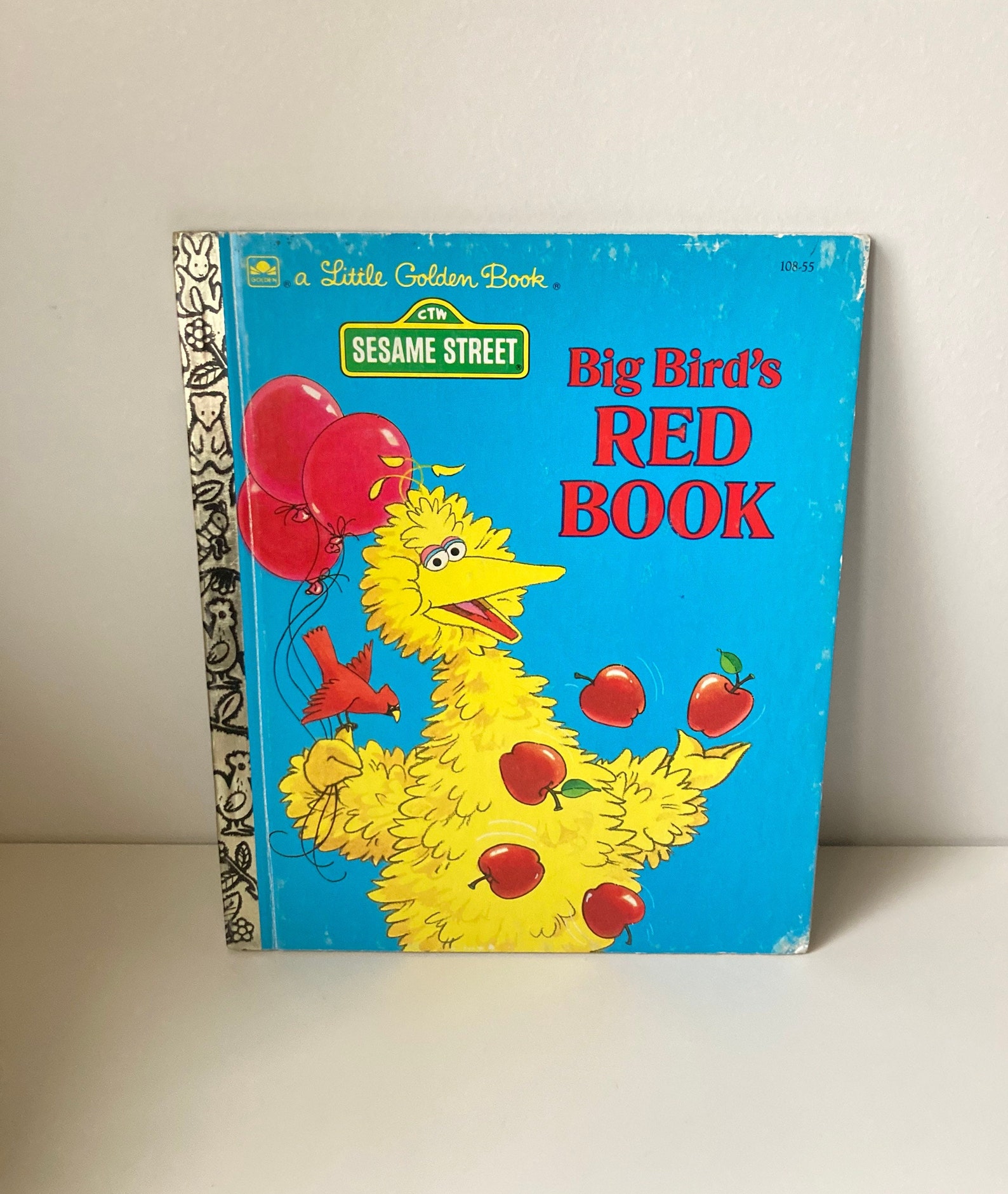 1990 Big Bird's Red Book Vintage Little Golden Book | Etsy