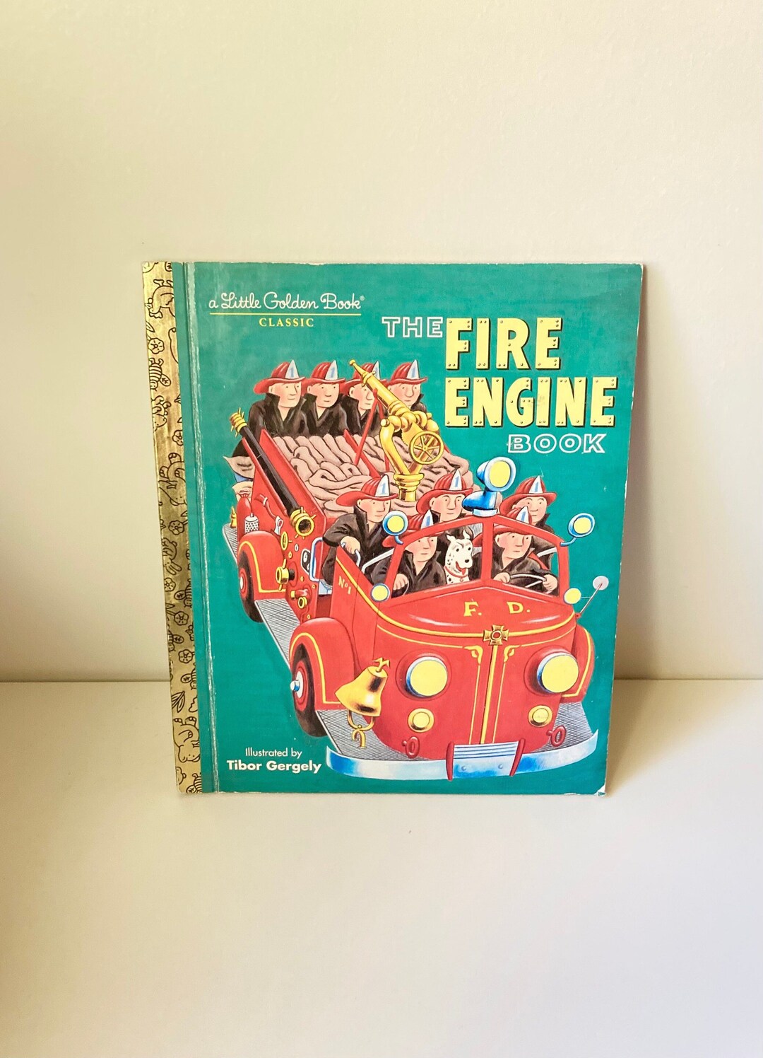 Vintage "the Fire Engine Book" A Little Golden Book ~ Collectible - Etsy