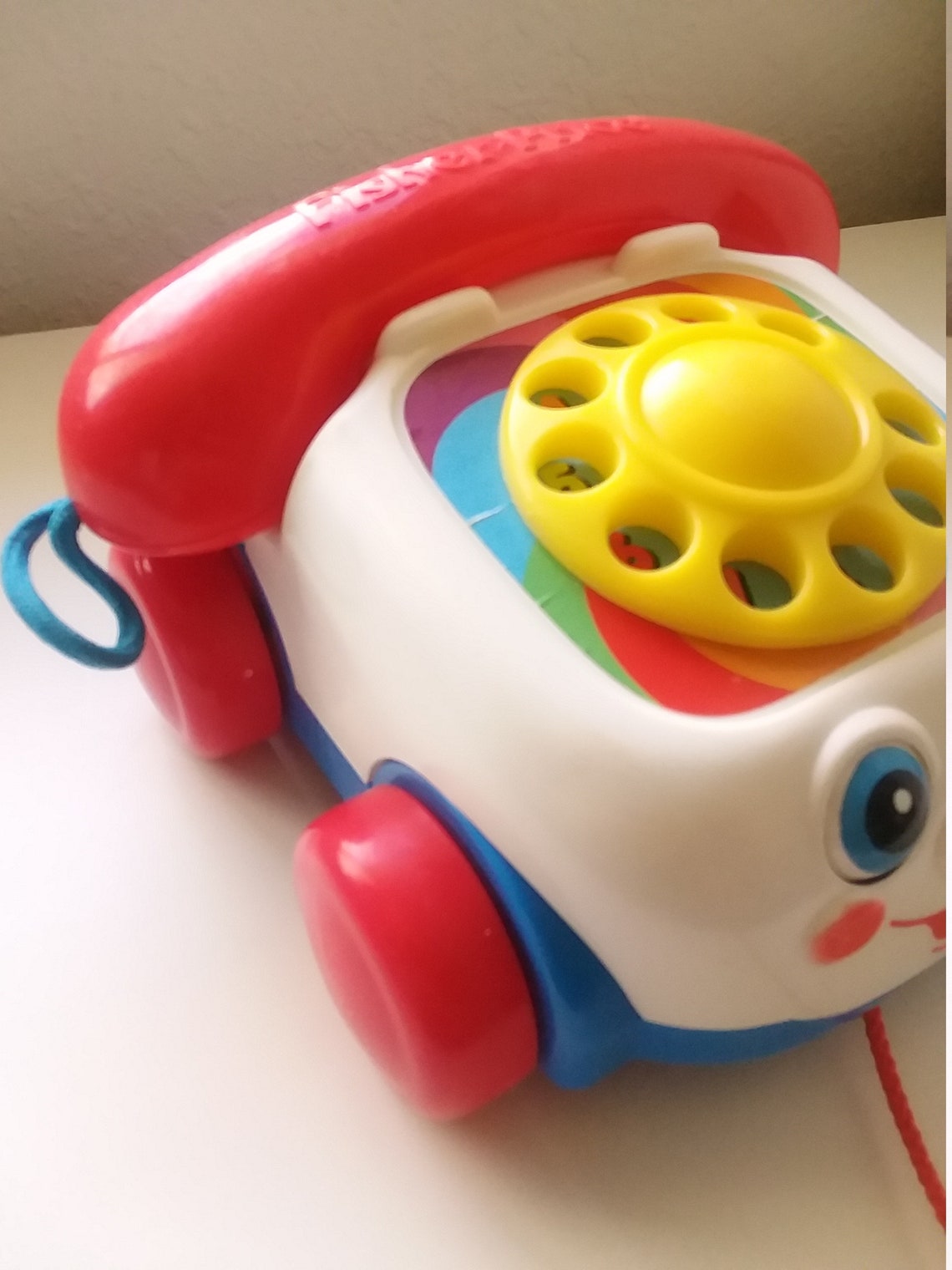 Vintage Fisher-price pull Along Telephone Toy - Etsy