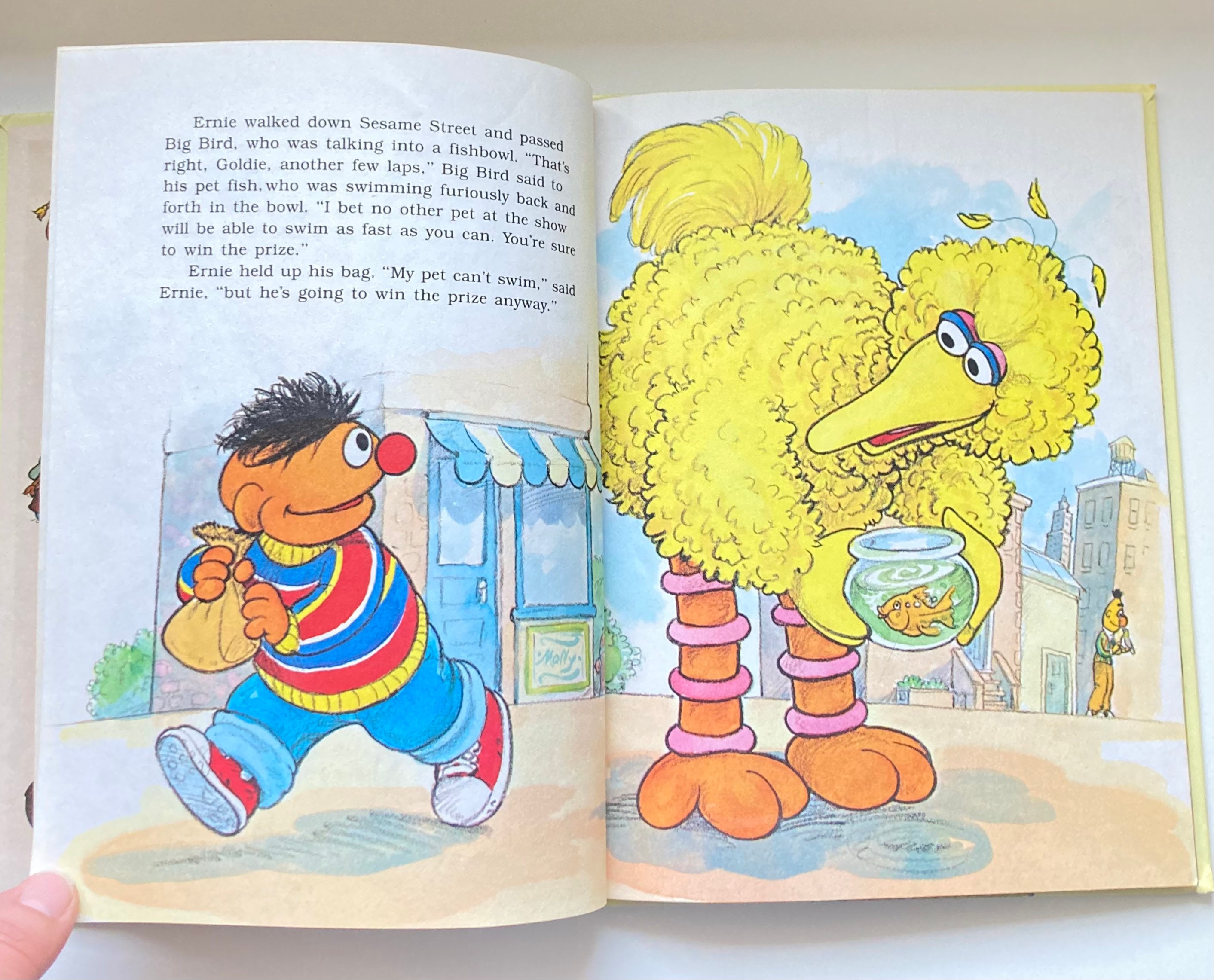 1980 "the Sesame Street Pet Show" Vintage Book ~ Jim Henson’s Sesame ...