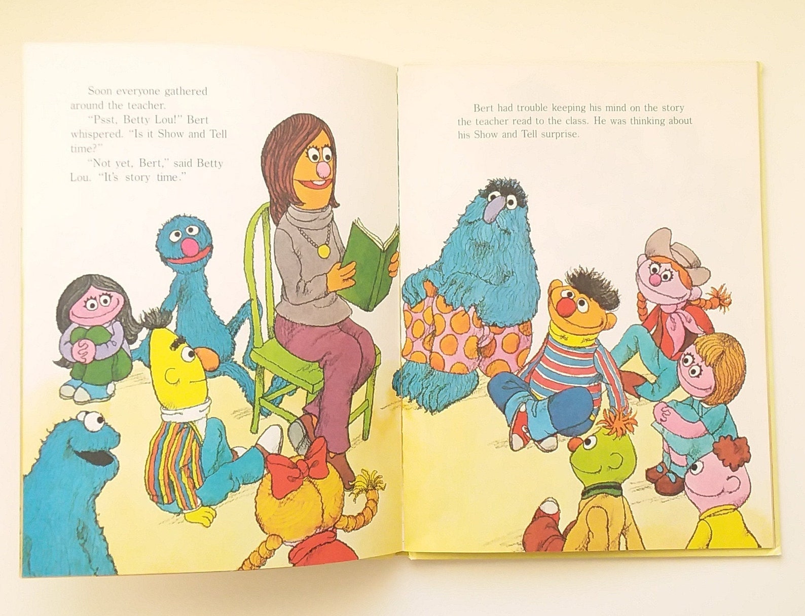 1980 Vintage Sesame Street Show and Tell Hardcover - Etsy