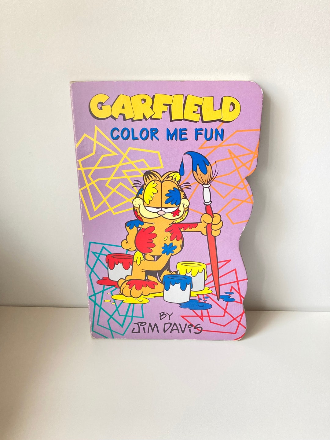 Garfield Color Me Fun Vintage Book by Jim Davis ~ Boardbooks ...