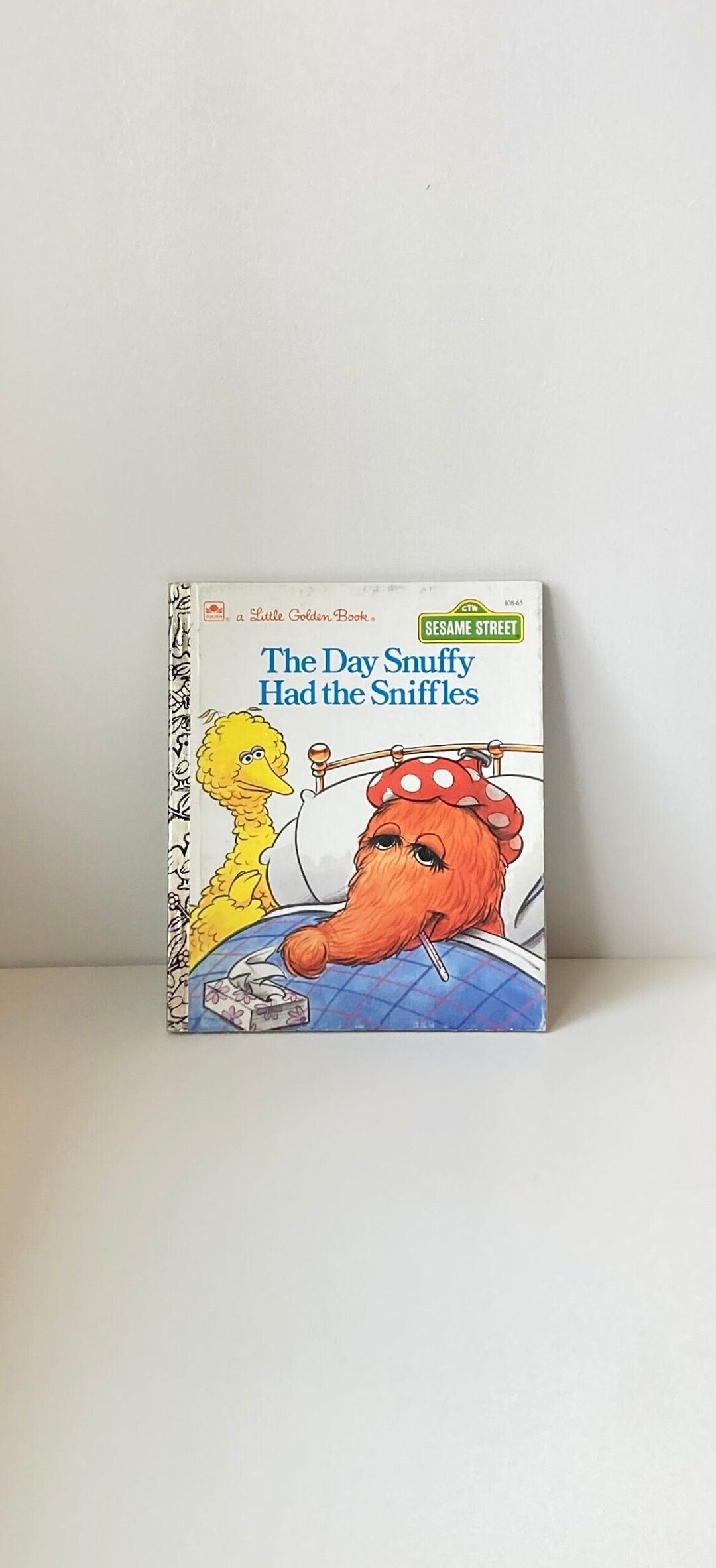 1991 Vintage Sesame Street "the Day Snuffy Had the Sniffles" A Little ...