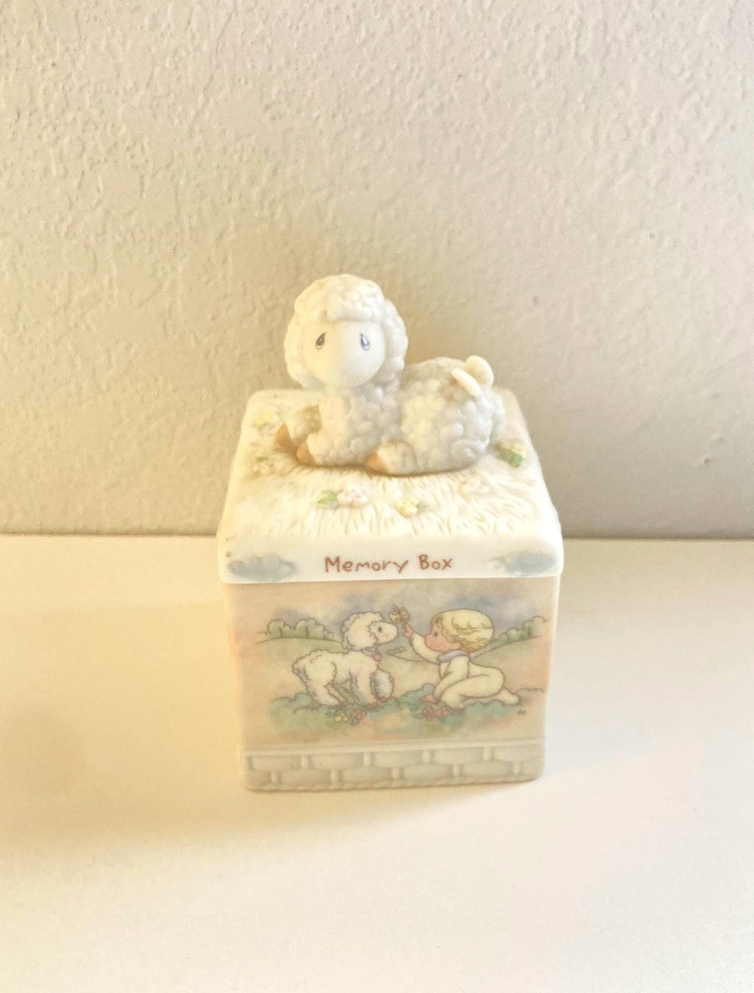2001 "my Precious Little Lamb" Precious Moments Enesco Memory Box ...