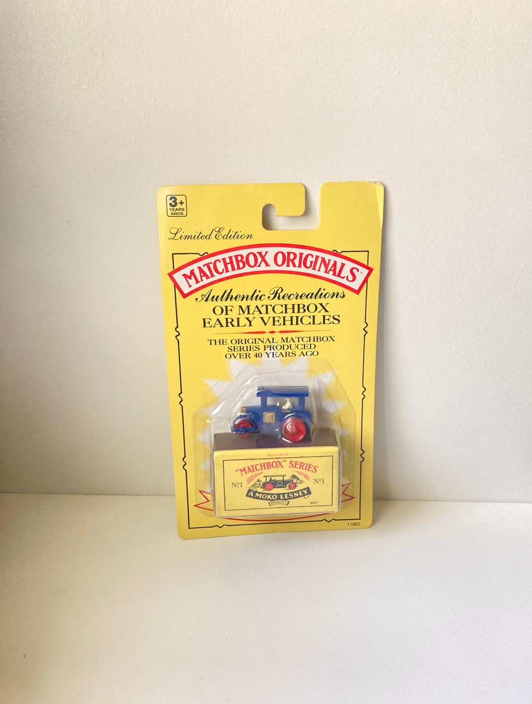 1992 Vintage Matchbox Originals Diecast No. 1 Road Roller~ Limited ...