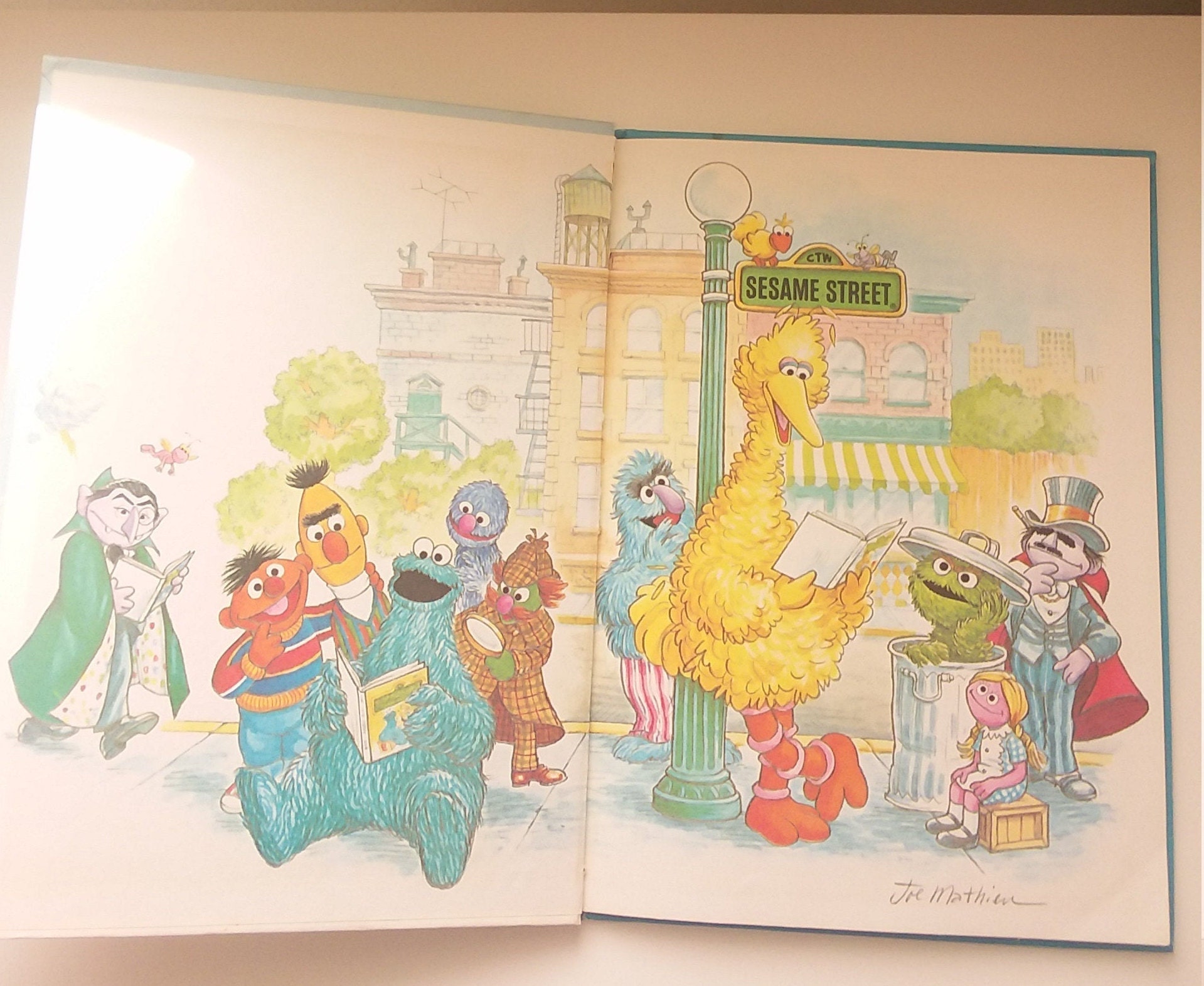 1978 Vintage Sesame Street Library Volume 10 Featuring the Letter T and ...