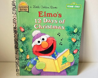 Elmo Christmas Book - Etsy