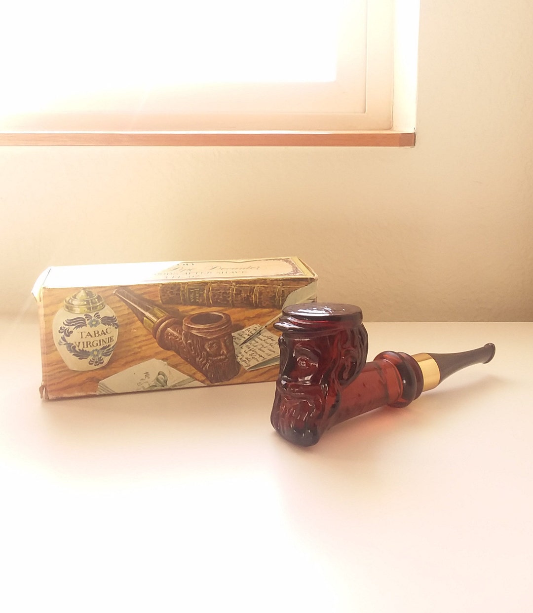 1970's Vintage Avon Collectors Pipe Decanter With Box ~ Avon Deep Woods ...
