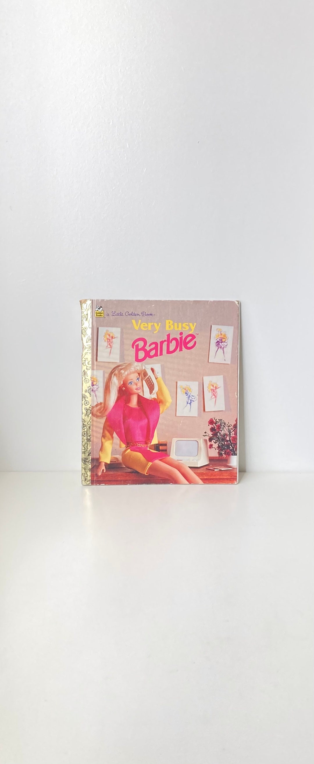 1997 Vintage "very Busy Barbie" A Little Golden Book ~ Collectibles - Etsy