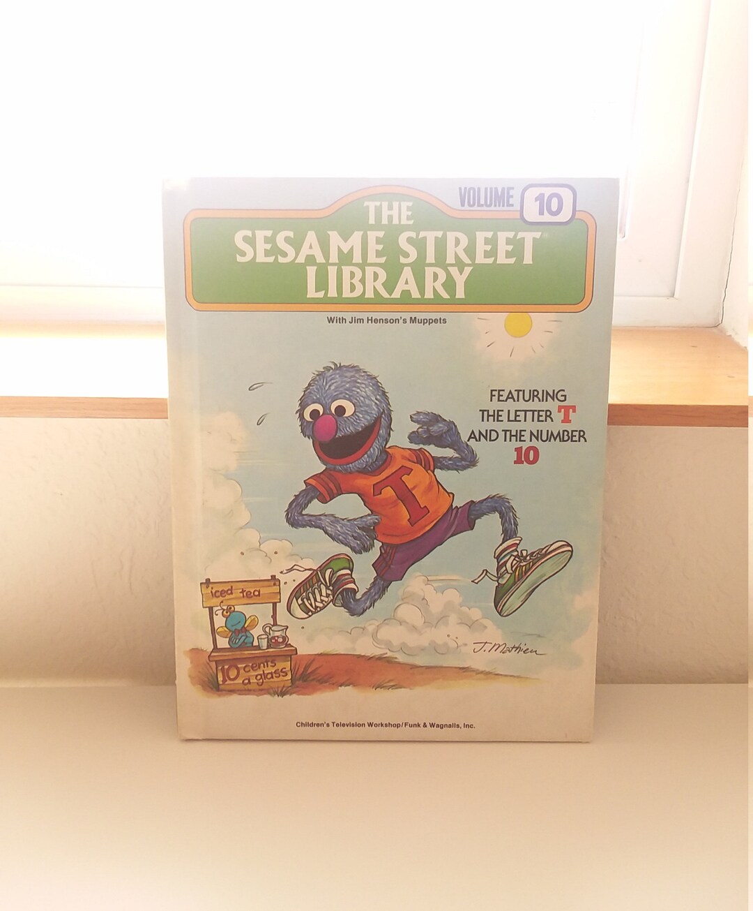 1978 Vintage Sesame Street Library Volume 10 Featuring the Letter T and ...