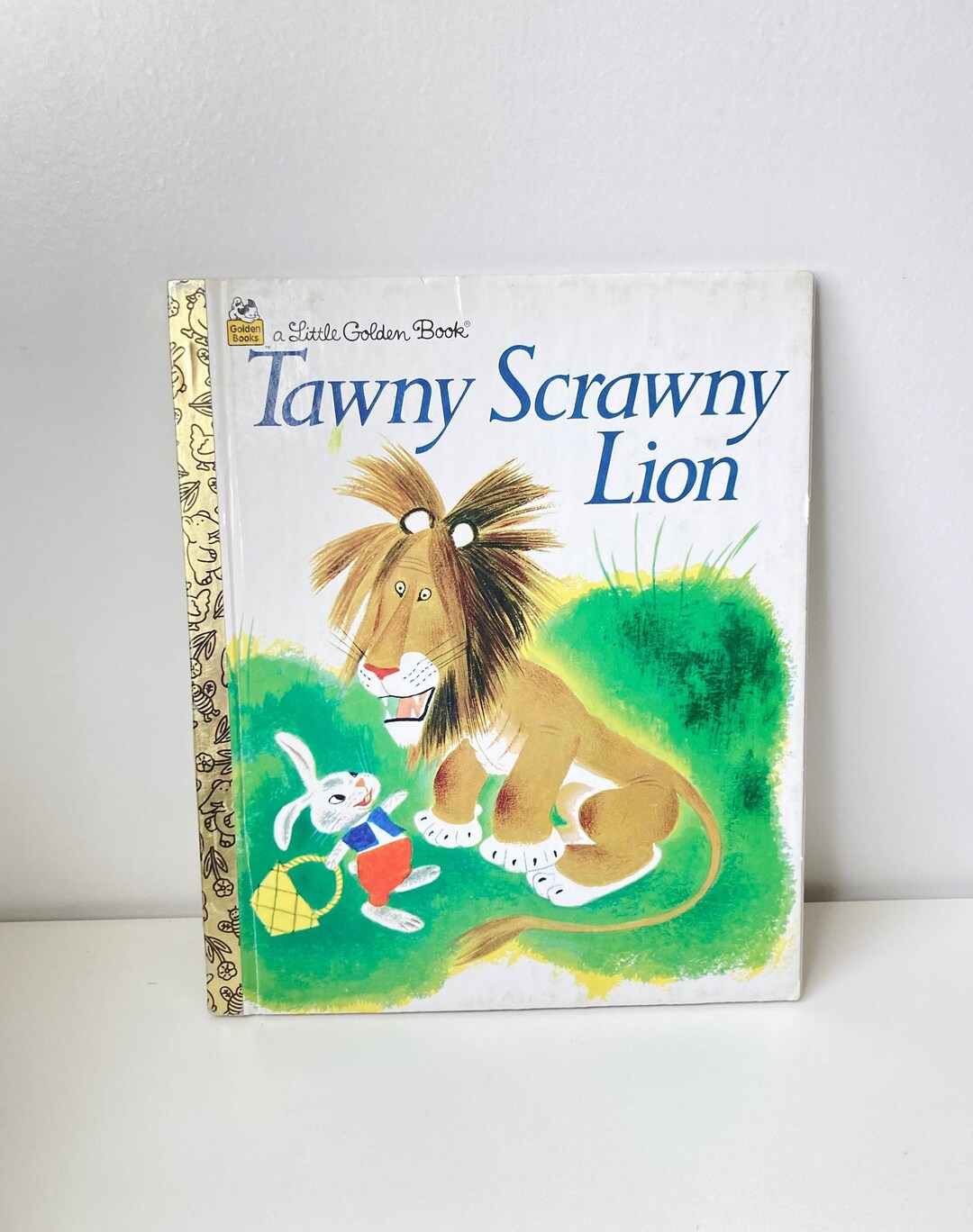 1995 "tawny Scrawny Lion" Vintage A Little Golden Book ~ Children's ...