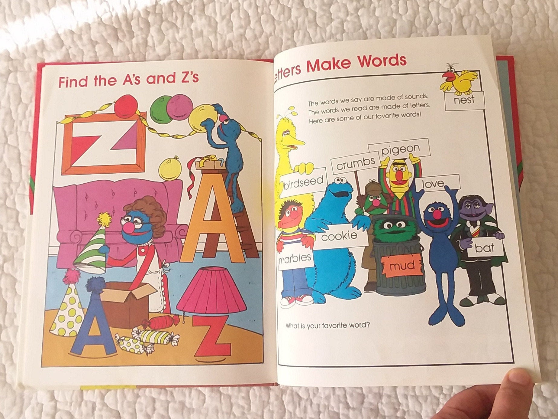 1989 on My Way With Sesame Street: my Abc's | Etsy