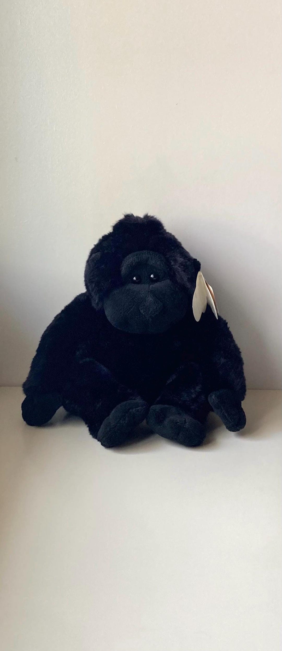 Vintage SKM Enterprises Black Gorilla Puppet 9" Plush Stuffed Animal ...