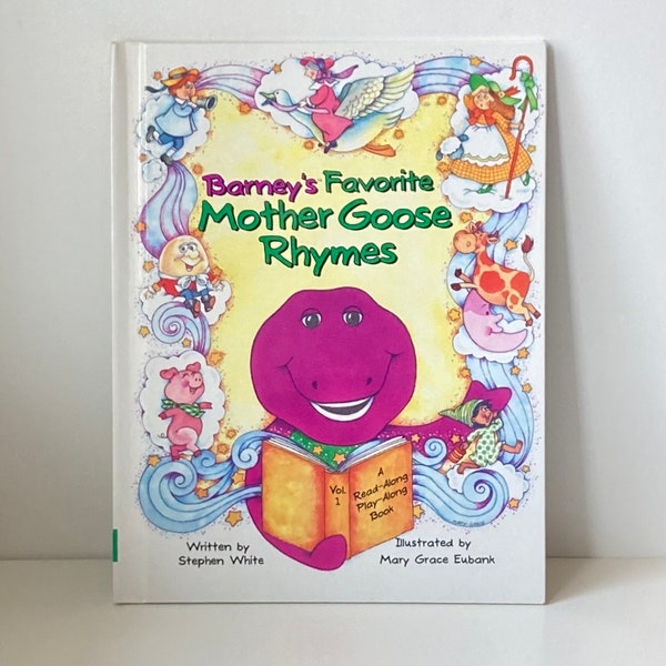 Barney Mother Goose Book - Etsy